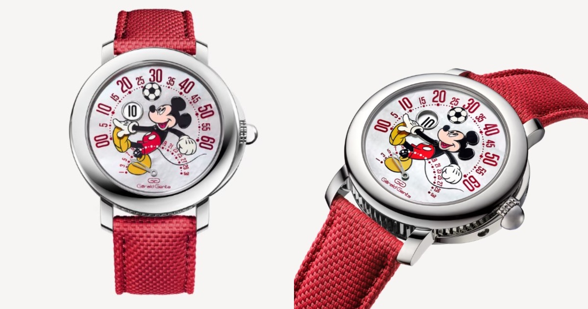 Novi sat Gerald Genta od 25.000 dolara donosi Mikija Mausa koji igra fudbal