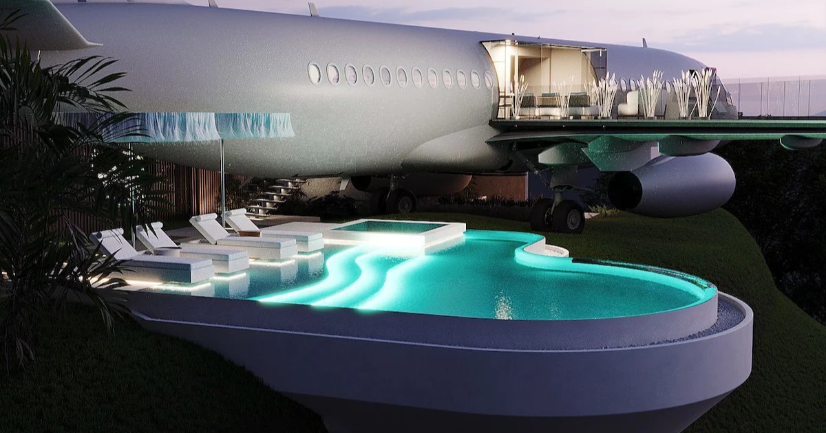 Napušteni Boing 737 pretvoren je u luksuznu vilu na Baliju